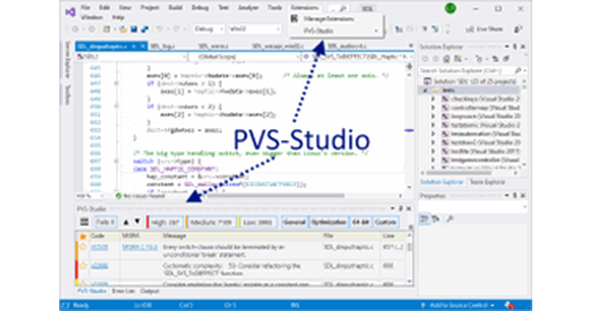 PVS-Studio для Visual Studio